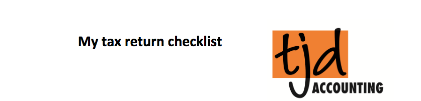 First Tax Return Check List